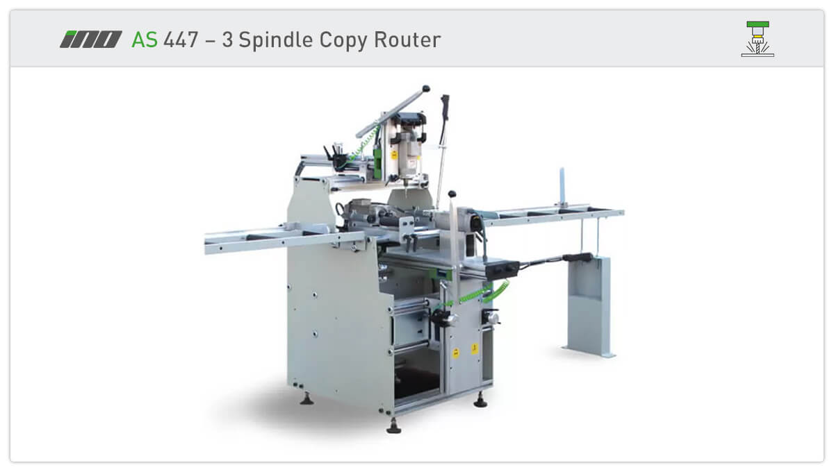 AS 447 3 Spindle Copy Router | INO Machinery