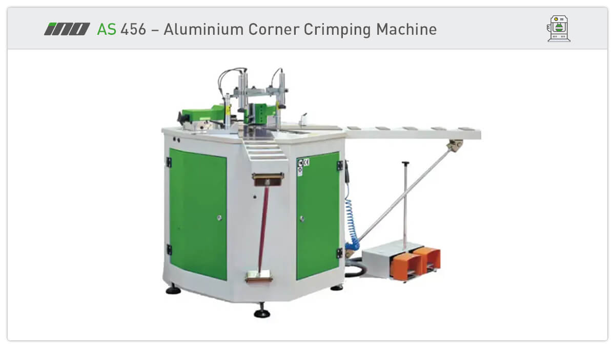 AS 456 Aluminium Corner Crimping Machine | INO Machinery