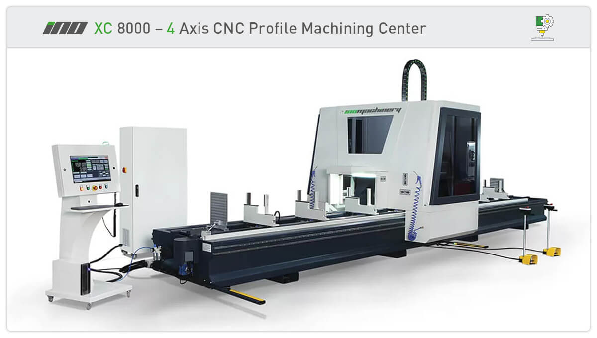 INO XP 8000 4 Axis CNC Profile Machining Center | INO